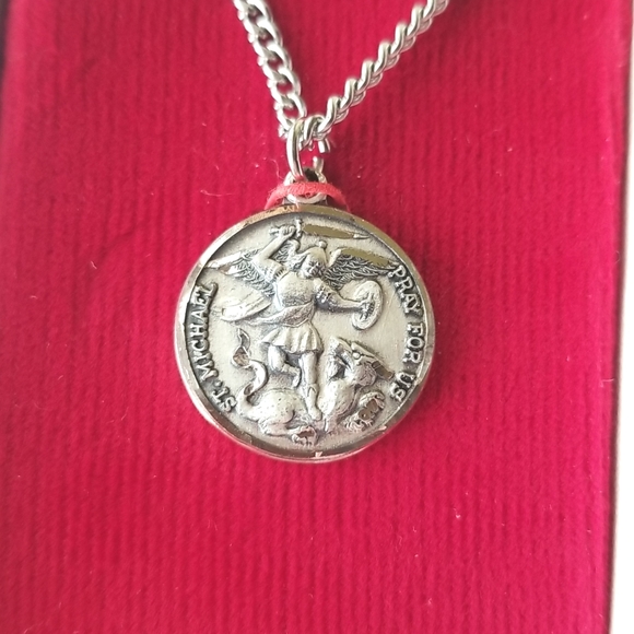Creed | Accessories | Vintage New Creed Sterling Silver St Michael ...